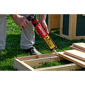 Loctite 1390595 Polyurethane Construction Adhesive, Single, Tan, 10 Fl Oz