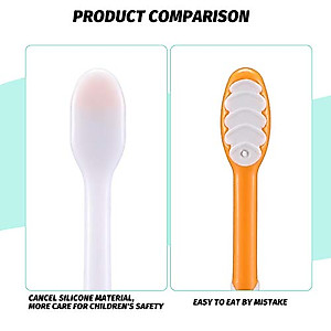 8 Pieces Kids Toothbrush Cartoon Children Toothbrush Deer Design Toothbrush Extra Soft Toothbrush with Suction Cup for Boys and Girls 2 to 8 Years Old, 4 Colors