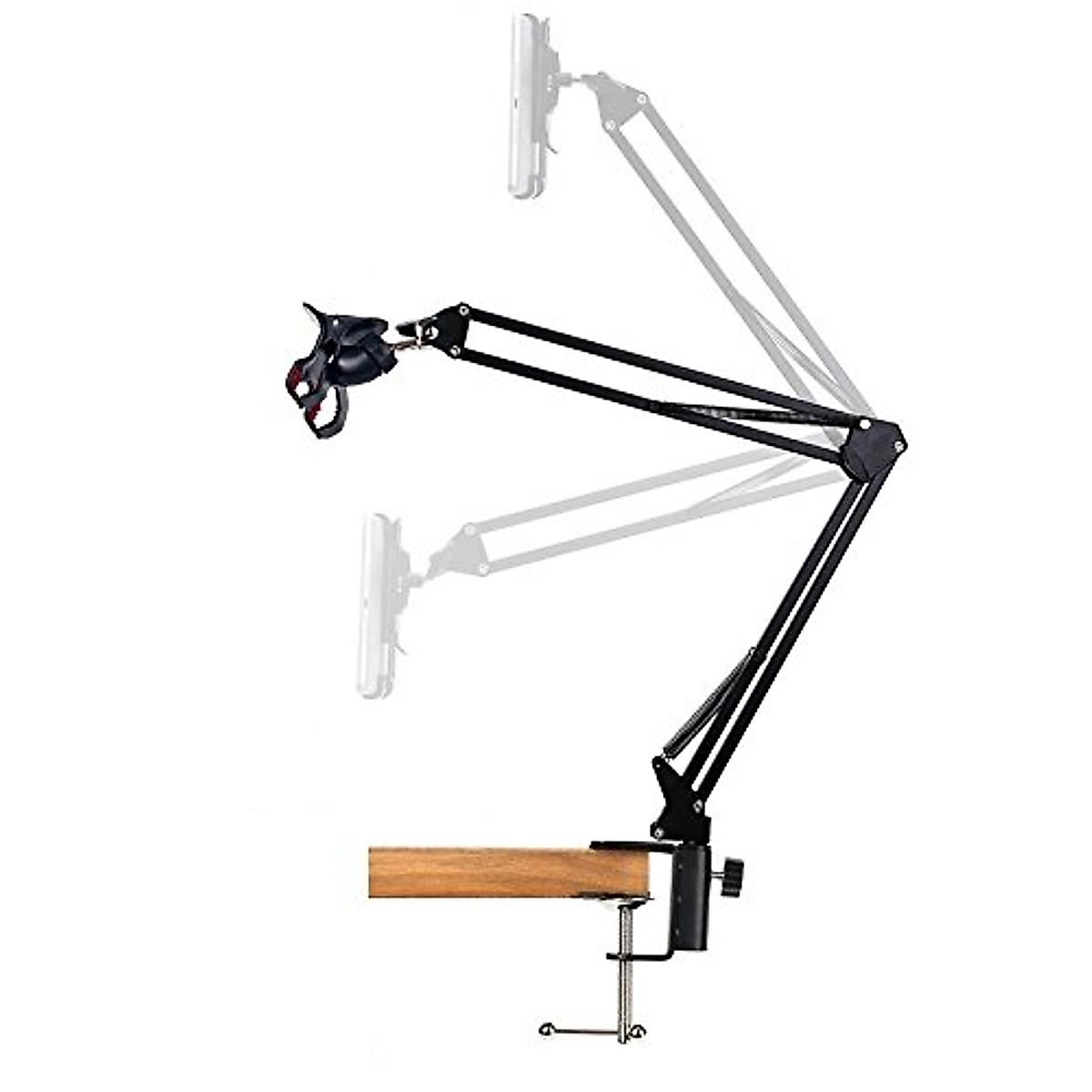 AceTaken Overhead Video Stand Phone Mount with Remote Shutter for Baking Crafting Demo Drawing Sketching Recording,Live Streaming,Online Teaching 33'' - fit Smartphone Screen from 3.5-6.5 inches