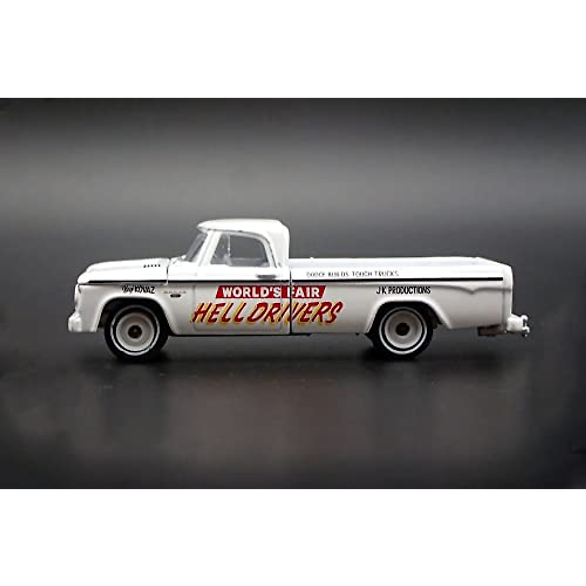 1966 Dodge D-100 Pickup Truck, White - Greenlight 30331/48-1/64 Scale Diecast Car
