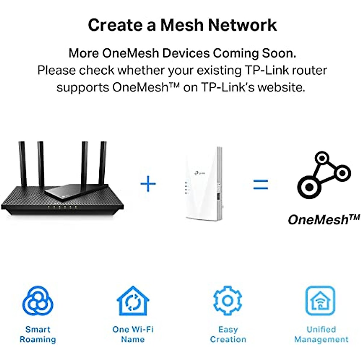 TP-Link AX1500 WiFi Extender Internet Booster(RE500X), WiFi 6 Range Extender Covers up to 1500 sq.ft and 25 Devices,Dual Band, AP Mode w/Gigabit Port, APP Setup, OneMesh Compatible (Renewed)