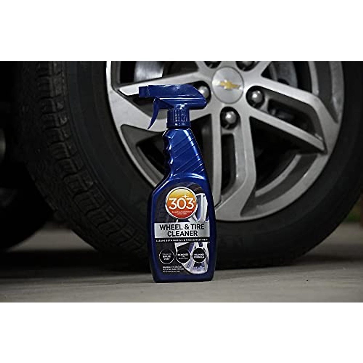 303 Wheel and Tire Cleaner - Cleans Both Wheels and Tires Effectively - Tough on Brake Dust - Removes Tire Browning - Foaming Formula, 15.5 fl. oz. (30596CSR) Packaging May Vary