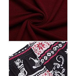 Ekouaer Women's Pjs Set Christmas Pajama Pants and Tops Long Sleeve Sleepwear Soft Night Wear for Ladies