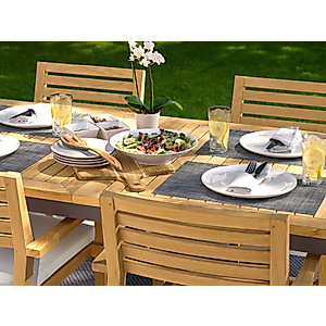 NewAge Products Outdoor Furniture Rhodes 7 Piece Dining Set with 96" Table, 91538