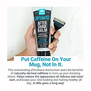Pacific Shaving Company Caffeinated Aftershave - Helps Reduce Appearance of Redness, With Safe, Natural, and Plant-Derived Ingredients, Soothes Skin, Paraben-Free, Made in USA, 7 oz