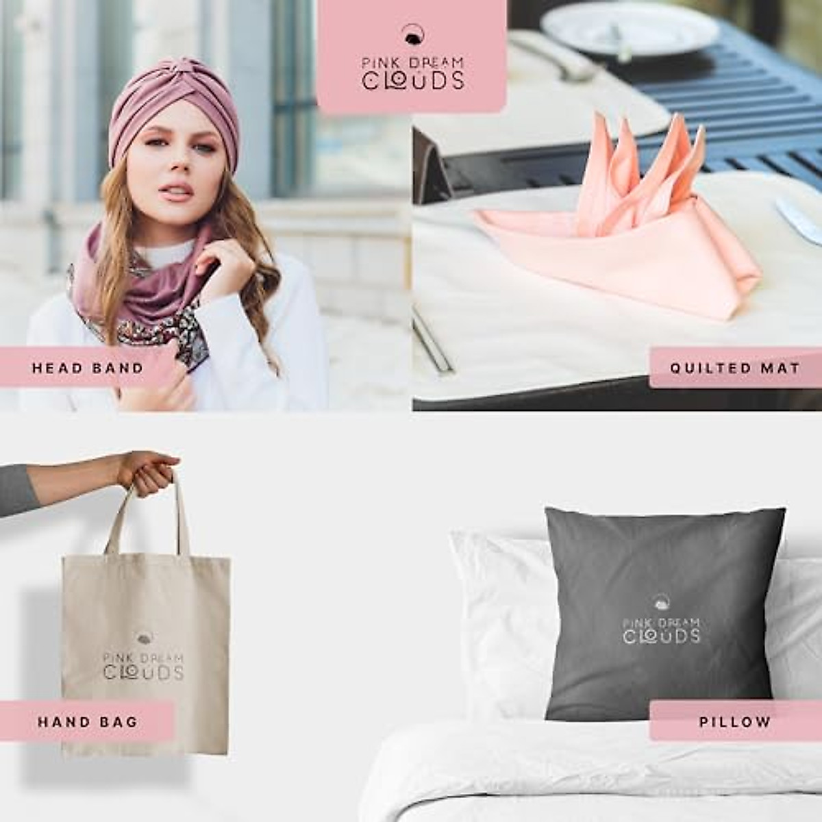 Pink Dream Clouds Fat Quarter Bundles - 100% Cotton Quilting Fabric Bundles 10pcs Fat Quarters 18x21-Medium Weight 5.2 oz - Fabric Quilting and Sewing -Crease Maker (Solids)