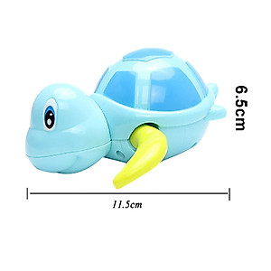 3pcs Bath Swimming Turtle Toy for Baby Toddler, Wind Up Chain Bathing Water Toy, Swimming Bathtub Pool Cute Swimming Turtle Toys for Boys Girls.