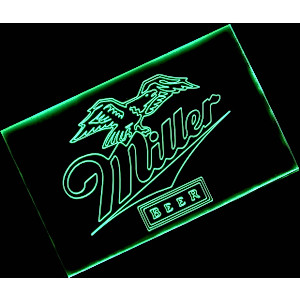 Miller Beer with (16 kinds of flashing mode+remote control) Neon Light Sign