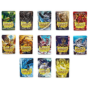 Dragon Shield Bundle: 13 Packs of 60 Count Japanese Size Mini Matte Card Sleeves - All Available Colors - 780 Sleeves