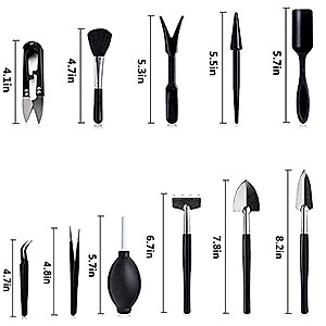AFAKE Garden Tools Set for Men and Women,Miniature Succulent Tool Kit Seed Starter Care,Heavy Duty Gardening Tools Kit Gardening Gifts,Gardening Hand Tools Supplies for Gardener