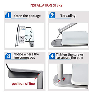 Digital Health Scale with Height Rod, Electronic Height and Weight Physician Scale Capacity,200kg Capacity