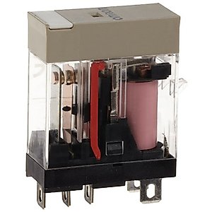 Omron G2R-1-S AC120(S) General Purpose Relay, Plug-In Terminal, Single Pole Double Throw Contacts, 8.6 mA at 50 Hz and 7.5 mA at 60 Hz Rated Load Current, 120 VAC Rated Load Voltage