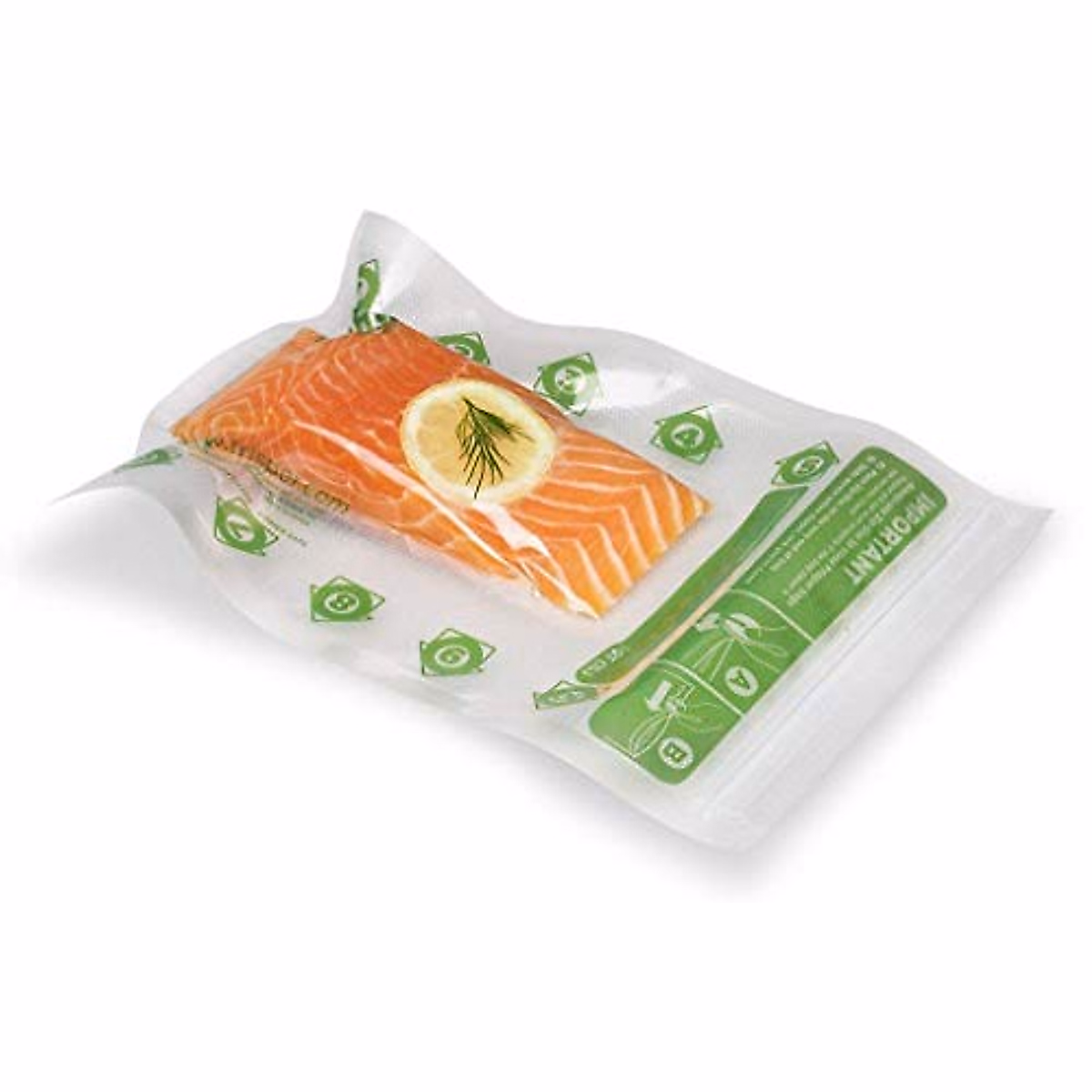 Oliso Pro VAC-SNAP Bags for Oliso Vacuum Sealers (28 Medium 1 Quart Bags, 20 Large 1 Gallon Bags)
