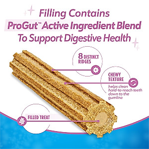 Dentalife Purina Plus Digestive Support Chicken and Pumpkin Flavor Large Dog Dental Chews, MP - 19 ct. Pouch