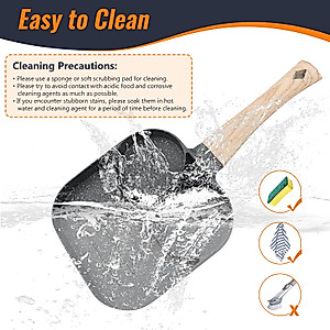 3 in 1 Breakfast Egg Pan,7 in Nonstick Grill Frying Pan with Divider,3 Section Omelette Pan Skillet All in One Split Sectioned Pan Suitable for Gas Stove & Induction Microwaves Cooker,Free PFOA