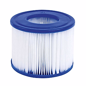 Bestway SaluSpa Aruba AirJet Large Round 2 to 3 Person Inflatable Hot Tub Portable Outdoor Spa with 110 AirJets and EnergySense Cover, Grey