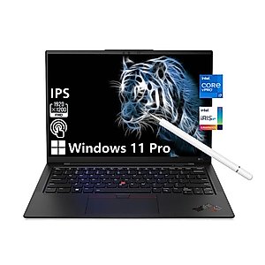 Lenovo ThinkPad X1 Carbon Gen 10 Business Laptop, 14" WUXGA IPS Touchscreen, Core i7-1270P vPro Processor, Windows 11 Pro, 32GB RAM, 1TB SSD, Thunderbolt 4, Long Battery Life, Durlyfish Stylus Pen