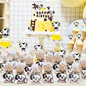 CiciBear 24 Pack Dalmatian Keychains Party Decoration for Guests, Dalmatian Themed Party, Baby Shower, School Party, Kids Birthday