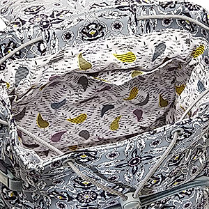 Vera Bradley Women's Cotton Utility Backpack, Plaza Tile - Recycled Cotton, One Size