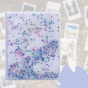 Fujifilm Instax Mini 11 Instant Camera Ice White + Fuji Film Value Pack (40 Sheets) + Shutter Accessories Bundle, Incl. Compatible Carrying Case, Selfie Lens, Quicksand Beads Photo Album 64 Pockets