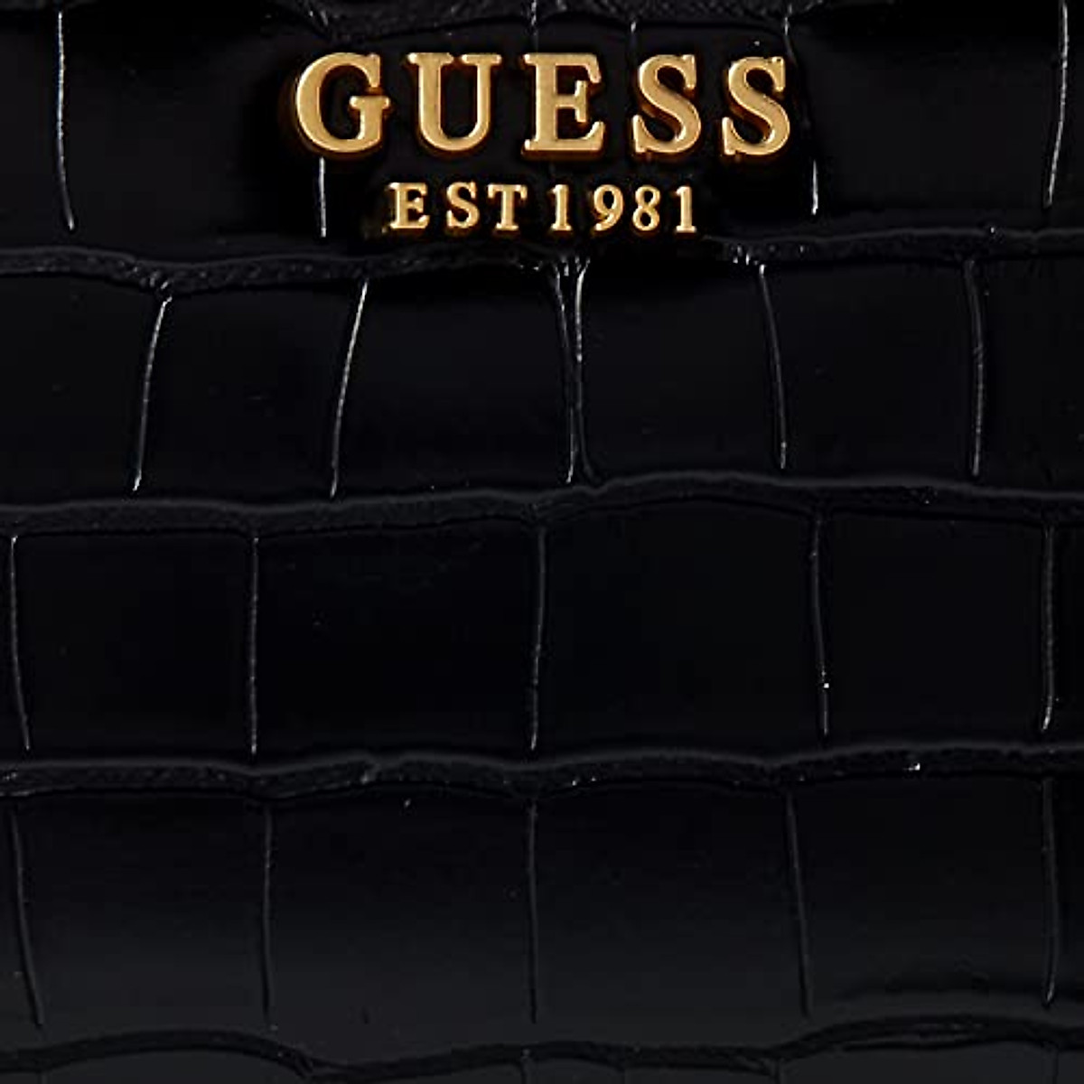 GUESS womens Laurel Small Zip Around Wallet, Black, one size US