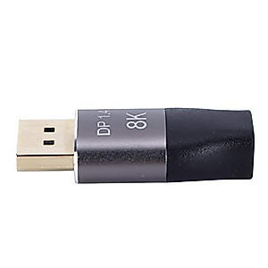 Mini DP to DP Adapter,Mini DP to DP Adapter 8K 60Hz 2-Way Mutual HD Conversion Head Computer Monitor Supplies,Convenient and Practical