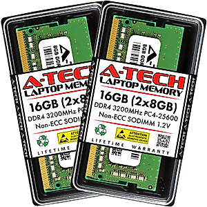 A-Tech 16GB (2x8GB) RAM for Dell Latitude 14 3420 | DDR4 3200MHz PC4-25600 Non ECC SO-DIMM 1.2V - Laptop & Notebook Memory Upgrade Kit