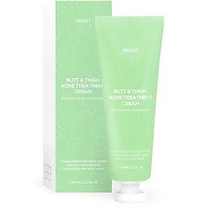 Butt Acne Treatment Cream in Tube Type | Travel Friendly | Clears Acne, Ingrown Hairs, Zits, Razor Bumps, Blackheads and Dark Spots for the Butt, Thigh and Other Sensitive Area | Prevents Future Breakouts