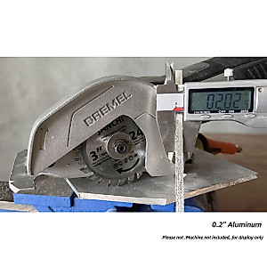 3Pack 3 Inch 24T Carbide Circular Saw Blade for Cuts Woods, Plastic, PCV, Acrylic, Aluminum, 7/16" Arbor Compatible with All Dremel Saw-MAX, Ultra-Saws, RotoZip Saws, Rigid 3" Multi-Material Saw