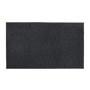 Genuine Joe 58937 Indoor Floor Mats, 4-Ft x6-Ft , Charcoal Gray