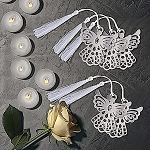 Funeral Favors Angel Bookmarks - 50 Individually Packaged Bookmarks - Celebration of Life and Memorial Gifts