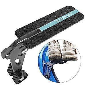 Foldable Car Door Step Plus, Level Adjustment System, All Metal, Side Step (Black)