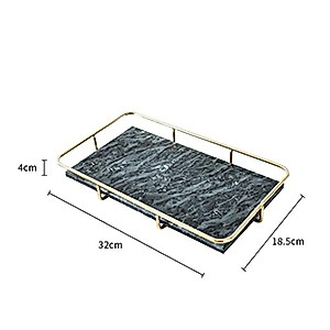 Marble Tray Wash Cosmetics Shelf Toilet Bathroom Countertop Storage Hand Wash Basin