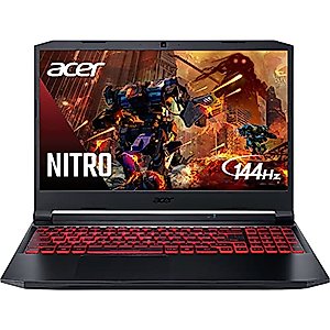 acer Nitro AN515 Gaming Laptop Six Core Intel i5-11400H up to 4.5Ghz 8GB 256GB SSD 15.6in Full HD HDMI Backlit Keyboard Nvidia 4GB Win 11 (Renewed)
