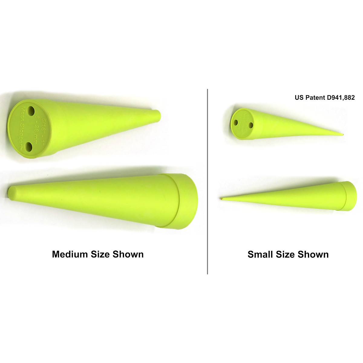 Mess Stopper Universal Rubber Plugs and Caps for Hydraulic Oil Hoses and Fittings to Prevent Leaks, 4 Large, 4 Medium, 12 Small Size