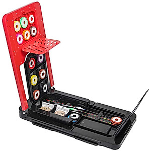 Fishing Box, Portable 36L Full Set of Ultra-Light and Multi-Functional Table Fishing Box with Hidden Backrest, Four-Leg Lift, for Outdoor Camping Competition