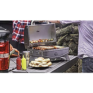 Pit Boss Grills PB100P1 Pit Stop Single-Burner Portable Tabletop Grill , Grey