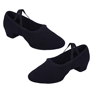 USHOBE Womens Shoes Toddler Slippers 1 Pair Ballet Shoes for Women Leather Ballet Dance Slippers Jazz Shoe On Yoga Shoes Performance Shoes for Women Girls Womens Shoes Girls Shoes Black