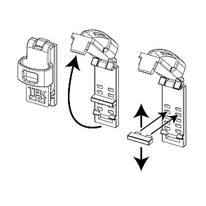 Tactical Radio Klip | Law Enforcement and First Responder Tools | Universal Design fits Motorola, Kenwood, Midland Radios and More