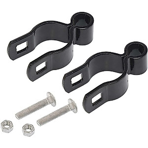 1 3/8" x 5/8" Black Female Gate Frame Hinges for Chain Link Fence Post (Pack
