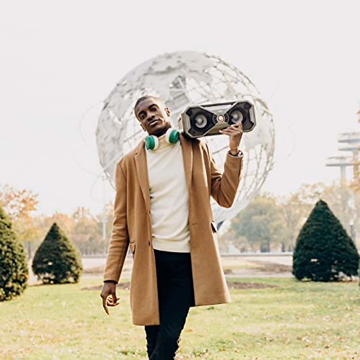 Altec Lansing Mix 2.0 - Waterproof Bluetooth Speaker with Strong Bass, Portable Speaker for Travel & Outdoor Use, 100 Foot Range & 20 Hour Playtime