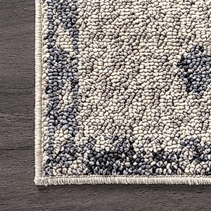 nuLOOM Blaine Dotted Diamond Accent Rug, 2x3, Ivory