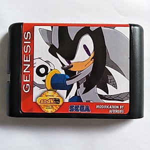 Royal Retro Sonico And Ashuro For Sega Genesis Mega Drive 16 Bit Game Cartridge For PAL And NTSC (Black)