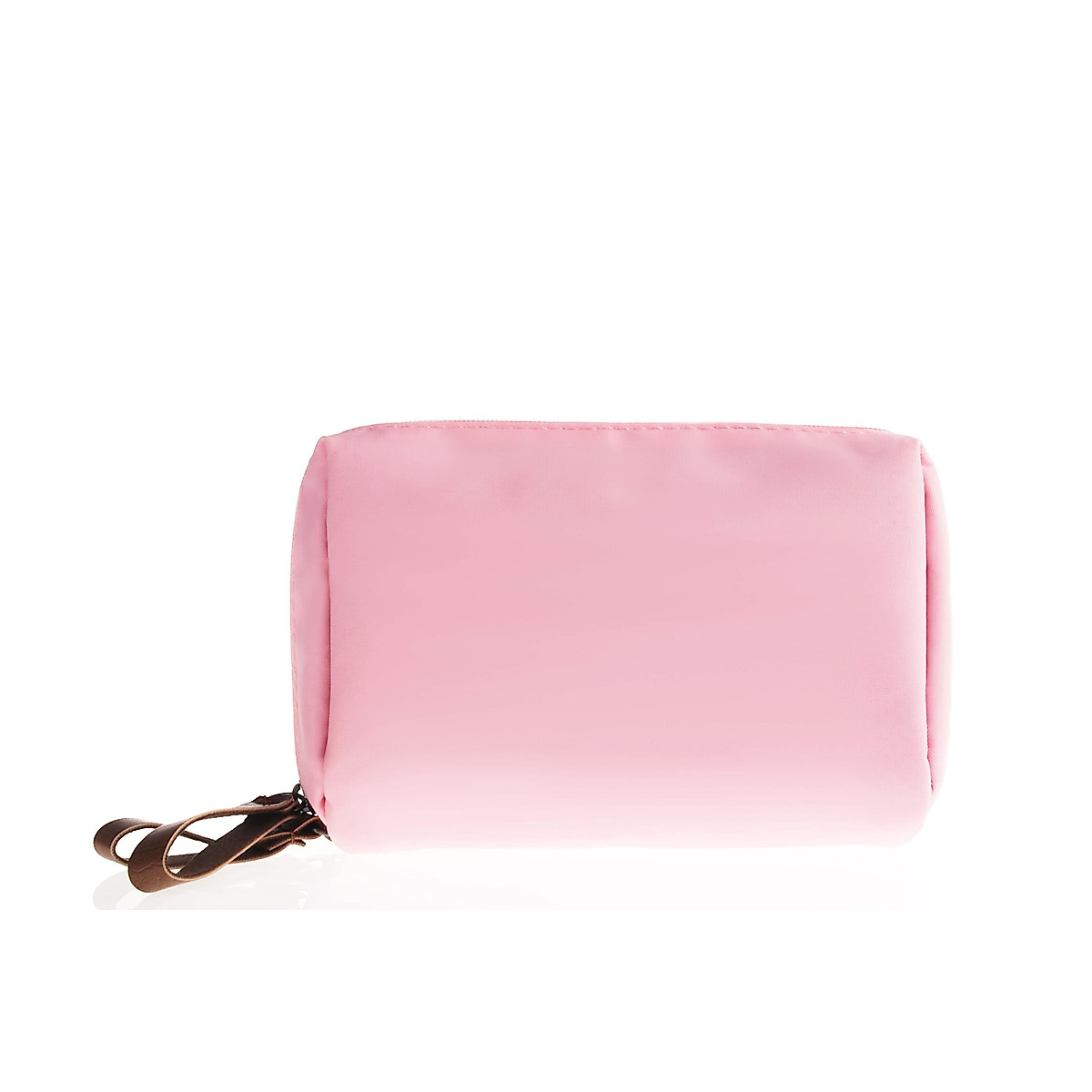 Kososuru Small Makeup Bag, Portable Waterproof Cosmetic Bag Travel Makeup Pouch for Women (Pink, Square)