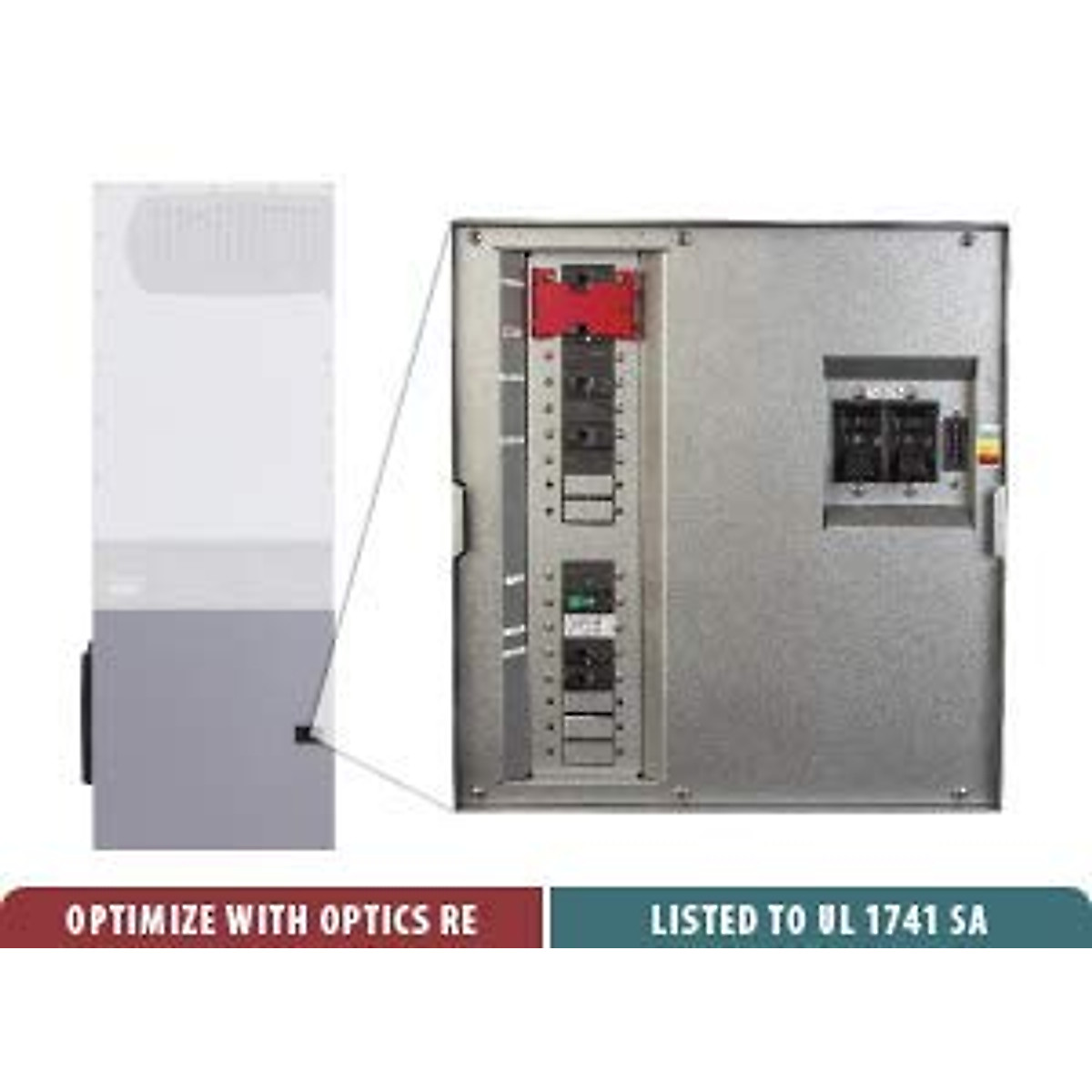 OutBack Power GSLC-PV-300VDC Prewired 300VDC GSLC for FM100 Charge Controllers with Two 175 Amp Inverter Disconnects, 120/240 VAC Inverter Bypass