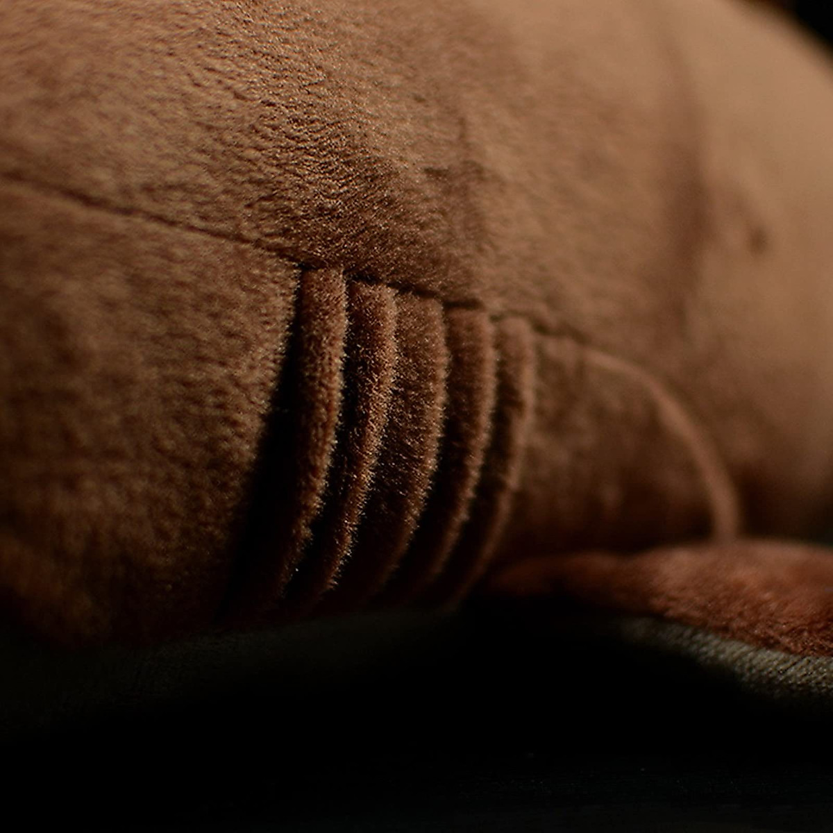 Megamouth Shark Plush Stuffed Sea Animal, 18.89 Inch Dark Grey Simulation Megamouth Shark Plush Stuffed Toy Simulate Real Shark Animal Plush Toy, Gift Pillow for Boys and Girls, Decorate Room