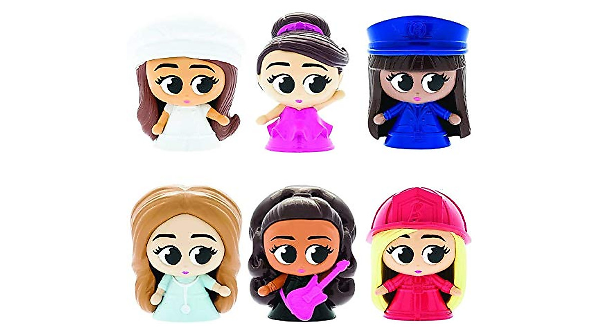 Mash'Ems Fash'Ems - Barbie 4 Pack (4 Blind Capsules Per Order) Squishy ...