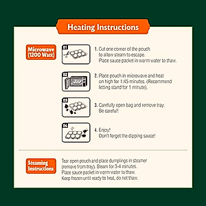 Bibigo Chicken and Vegetable Steamed Dumplings, 6 Oz