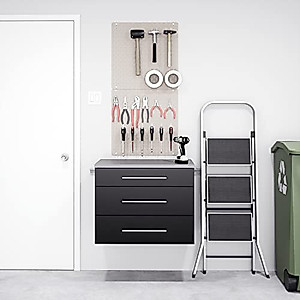 Prepac HangUps 3-Drawer Base Storage Cabinet, Black