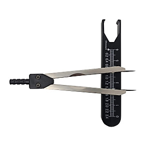 Electrocardiogram Caliper Black Calipers Electrocardiogram Divider for Nursing (Black)